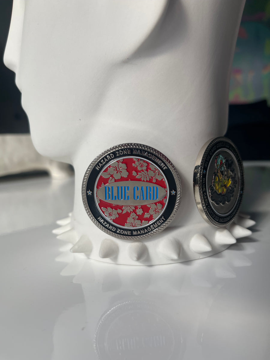 Blue Card Challenge Coins – BShifter